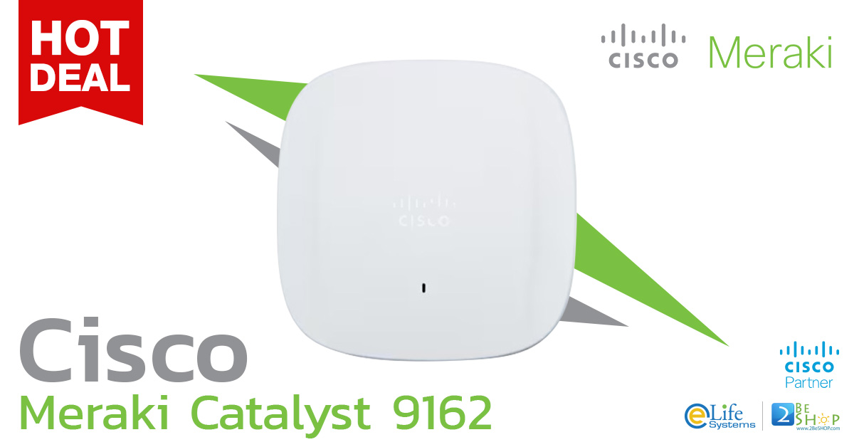 ช้อป [CW9162I-MR] Cisco Meraki Catalyst 9162 ราคาถูก ซื้อออนไลน์ที่นี่ ส่งฟรี